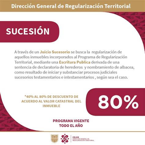 Dirección General de Regularización Territorial on Twitter Acércate a