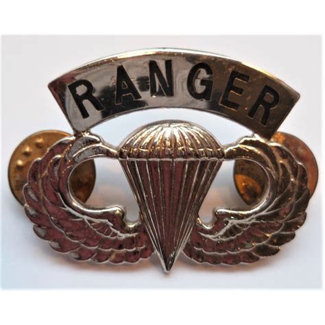 US Ranger Airborne Jump Wings Parachutist United States Insignia