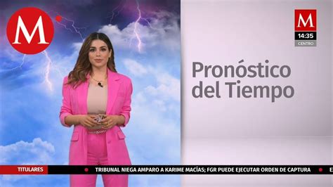 El Clima Para Hoy De Abril Con Pamela Longoria Youtube