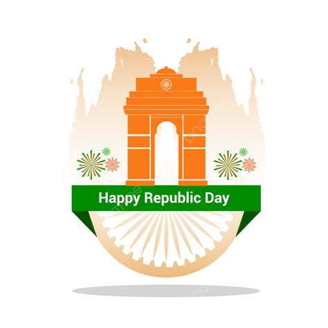 Indian Republic Day Vector Hd PNG Images Indian Republic Day Concept