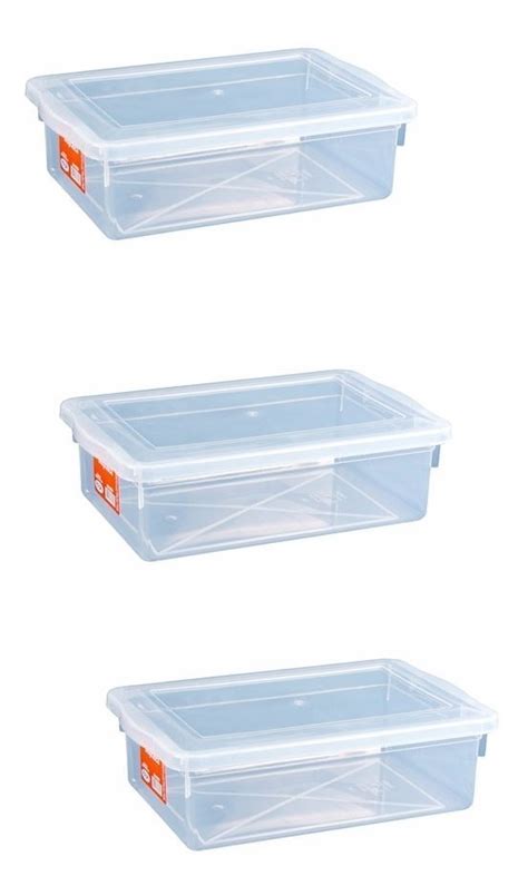 Caixas Pl Sticas Tampa Transparente Pleion Litros Mercadolivre