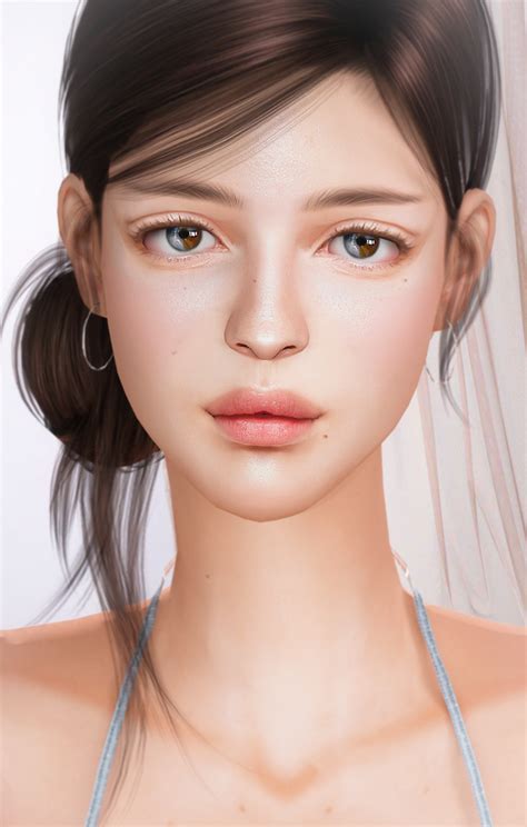 Poyopoyo Josephine Skin Skin N3 PoyoPoyo The Sims 4 Skin Sims