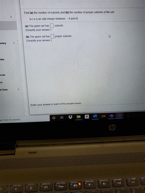 solved find a the number of subsets and b the number of