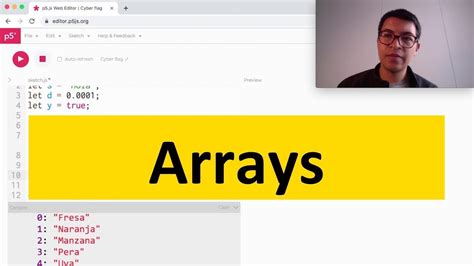 arrays en javascript — tutorial youtube