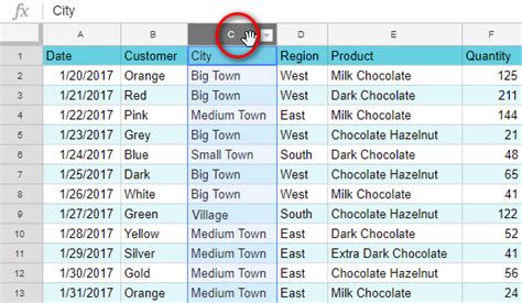 Add Delete And Resize Columns In Google Sheets
