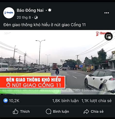 Các video clip về giao thông có hàng trăm ngàn lượt xem Báo Đồng Nai
