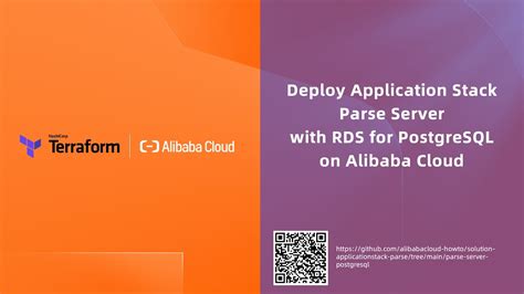 deploy application stack parse server with rds for postgresql on alibaba cloud youtube