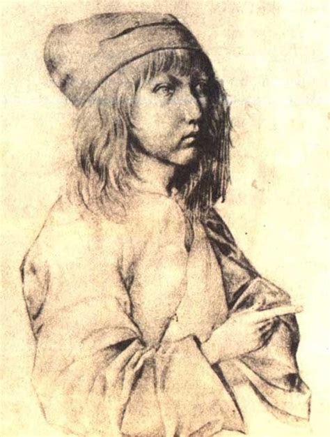 ALBRECHT DÜRER Self portrait 1484 thirteen years old