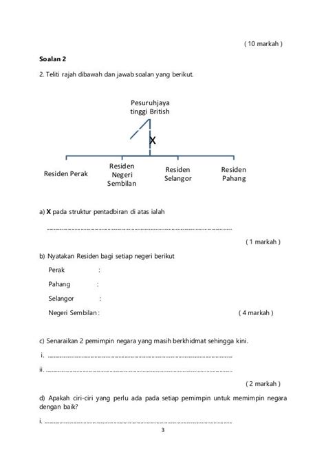 Soalan Struktur Sejarah Tingkatan 2 Xoxo Therapy