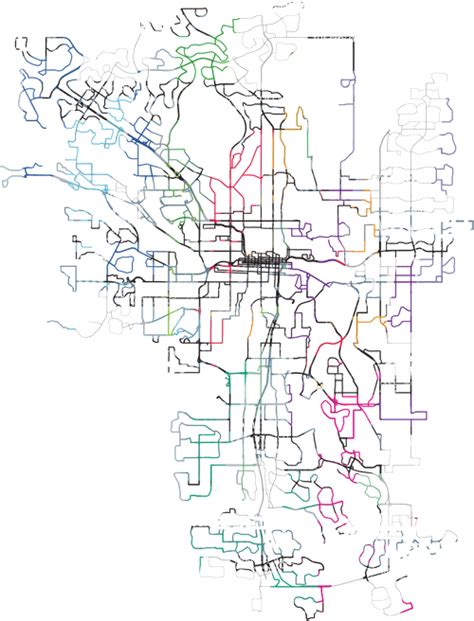 Calgary Bus Map