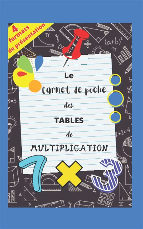 Buy Le Carnet De Poche Des Tables De Multiplication Cahier De Maths En