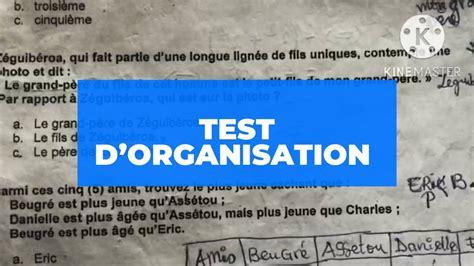 Correction du sujet de test dorganisation cycle moyen supérieur de l