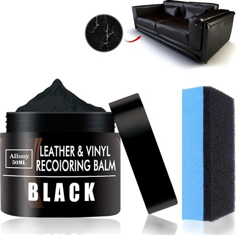 Amazon fr Coconix Kits de réparation en Cuir Noir pour canapés Kit