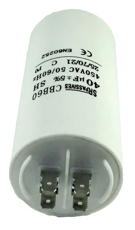 Condensateur Moteur De D Marrage Permanent F Uf V Cosses