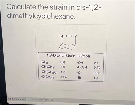 Solved A Table Providing 1 3 Diaxial Interactions Of A Chegg