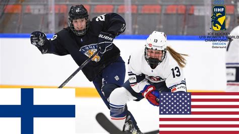 SUOMI VS USA NAISTEN JÄÄKIEKON ALLE 18 VUOTIAIDEN