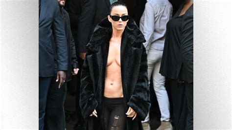 Katy Perry Says Topless Balenciaga Look Is Simple But Chic And