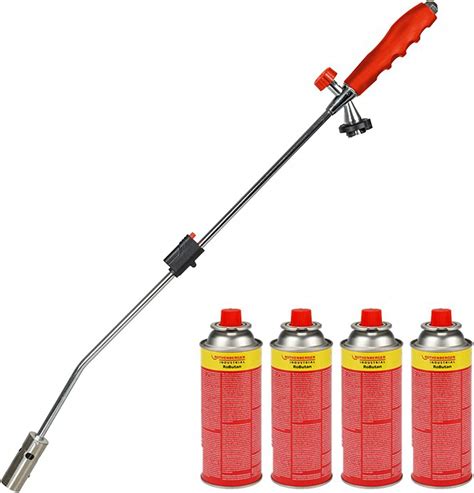 Rothenberger Industrial Unkrautvernichter Inkl 4 Butangaskartuschen