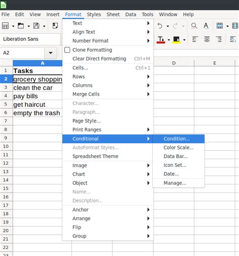 LibreOffice Calc Conditional Formatting Ryan And Debi Toren