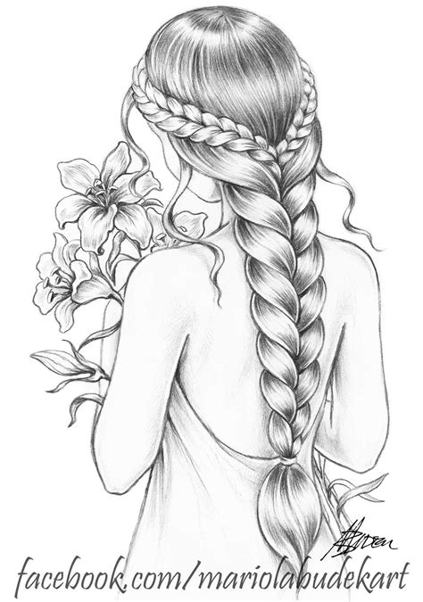Desenhos De Cabelo Longo Para Colorir E Imprimir Coloriron NBKomputer