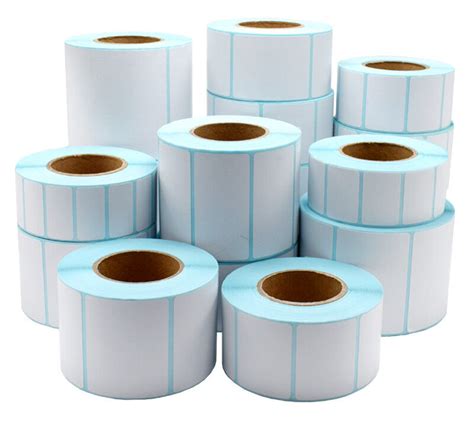 All Sizes Thermal Direct Label Adhesive Labels Perforated Sticker Label