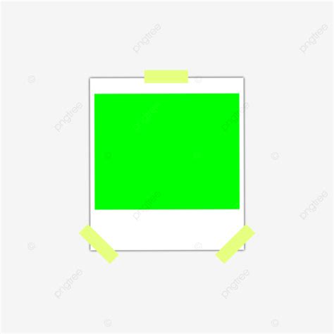 Polaroid Green Screen Polaroid Green Screen Photo PNG And Vector