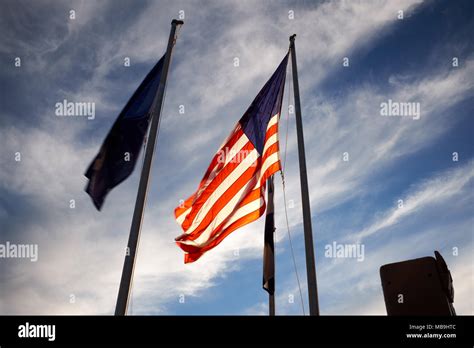 American Flag Fluttering Hi Res Stock Photography And Images Alamy