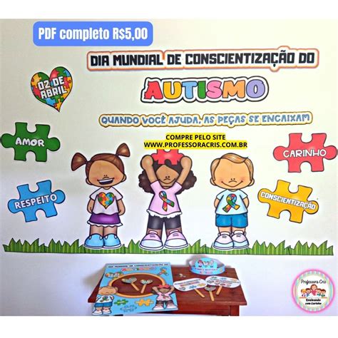 Pdf Dia Conscientiza O Do Autismo Professora Cris Ensinando