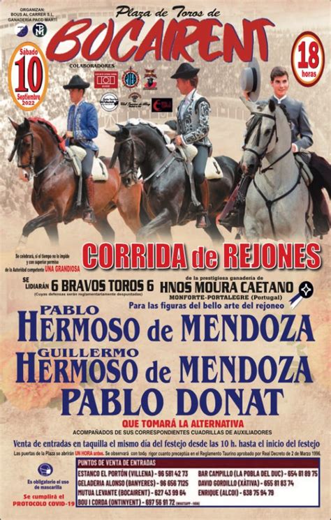 Corrida De Rejones En Bocairent El Septiembre De Tardes De Toros