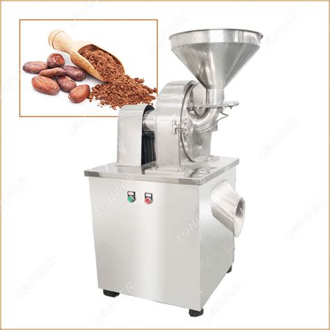 Broyeur De Transformation Du Cacao En Poudre Fine Ajustable