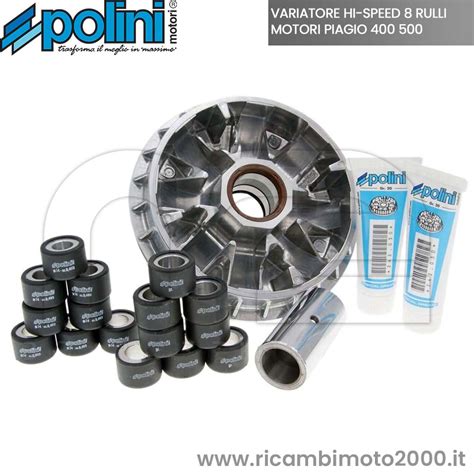 Variatori VARIATORE POLINI RACING HI SPEED 8 RULLI APRILIA GILERA