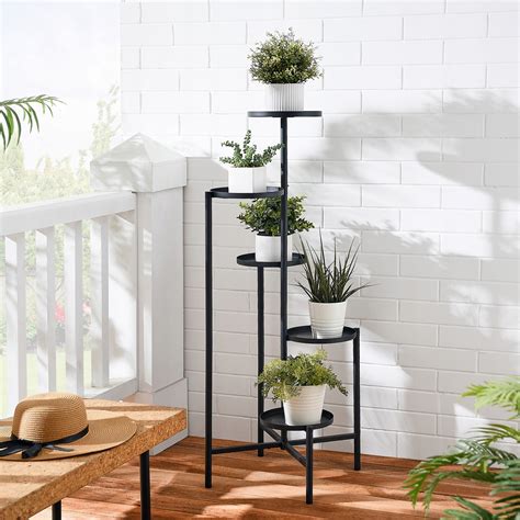 5 PUNKTÓW KWIETNIK METALOWY STOJAK REGAŁ NA ROŚLINY KWIATÓW 109cm 5