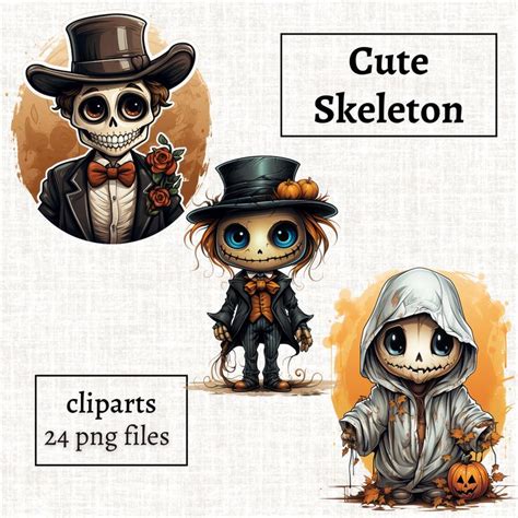 Cute Halloween Skeleton Clipart Cute Halloween Clipart Friendly