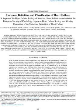 Universal Definition And Classification Of Heart Failure