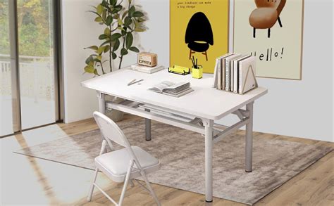 Mrsanmu Petit Bureau D Ordinateur Portable Pliable De 80 Cm Pour Bureau