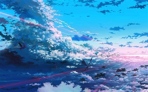 Aesthetic Anime Sky Wallpapers Top Free Aesthetic Anime Sky