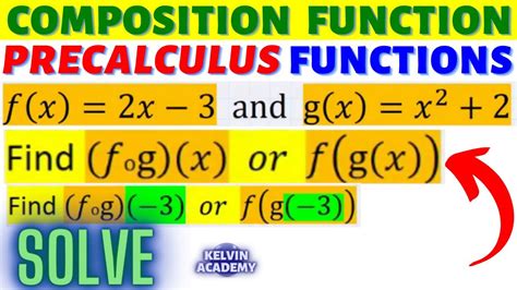 [solve f x 2x 3 and g x x 2 2] composition function in precalculus youtube