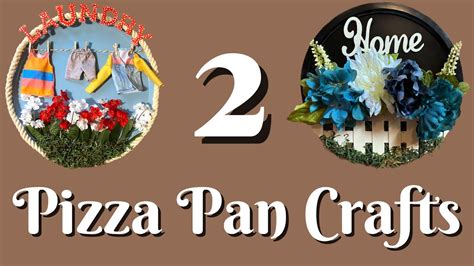 Dollar Tree Pizza Pan Wreaths Pizza Pan Craft Pizza Pan Wall Hanger