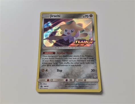 Mavin Jirachi SM161 Pokémon TCG SM Black Star Promo Team Up