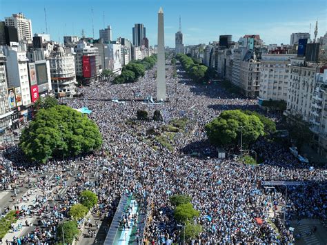 Argentina Campeón del Mundo más de un millón de personas en el