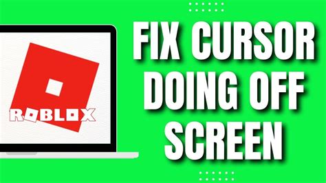 How To Fix Roblox Cursor Going Off Screen Easy Tutorial YouTube