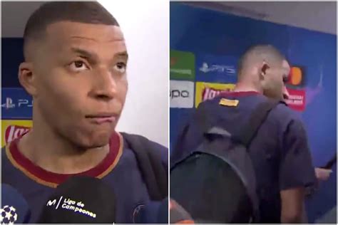 Mbappé ferma l intervista e se ne va dopo PSG Borussia infastidito da