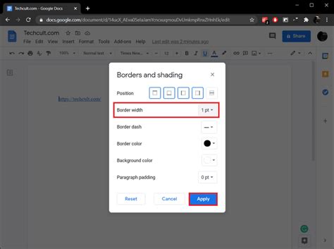 4 Ways To Create Borders In Google Docs TechCult