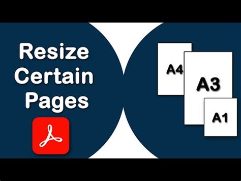 Easy Online Tutorial How To Resize Certain Pages In A PDF Using Adobe
