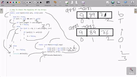 Compare Elements Of Two Arrays In C Youtube