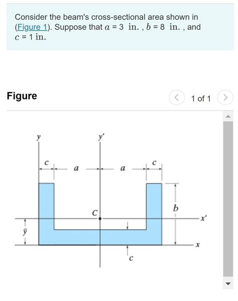 Solved Determine The Distance Y To The Centroid Of Chegg