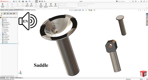 Solidworks Tutorial Pattern Steps Circular Pattern Ice Cream Scoop