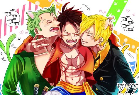 Luffy X Zoro X Sanji One Piece Pictures