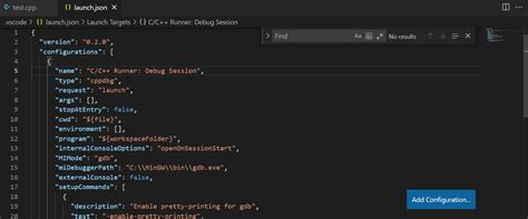 C Vscode Run With Debugger Error Launch Program File Path Does