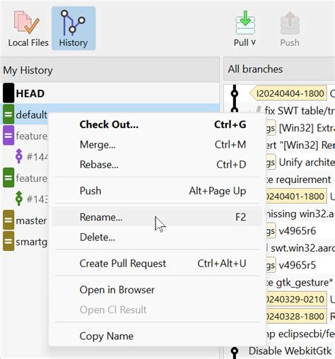 Rename Git Branch